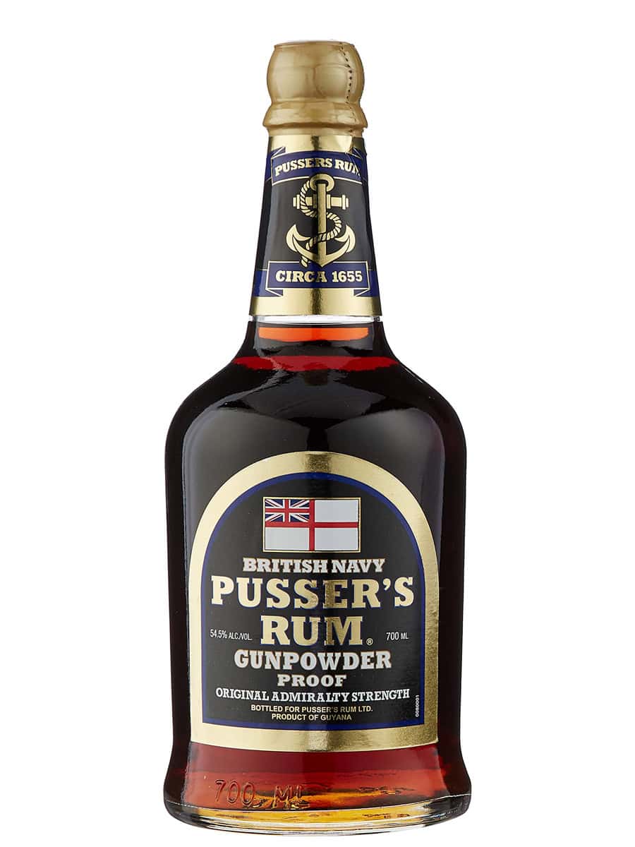 Pusser's Gunpowder Proof Black Label Rum 70cl | House of Malt