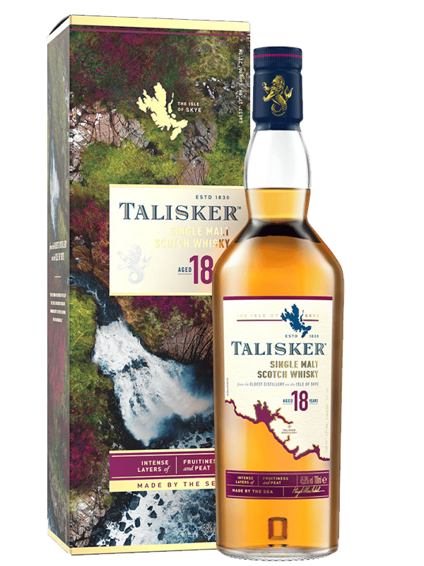 Talisker 18 Year Old Island Single Malt Scotch Whisky 70cl | House of Malt