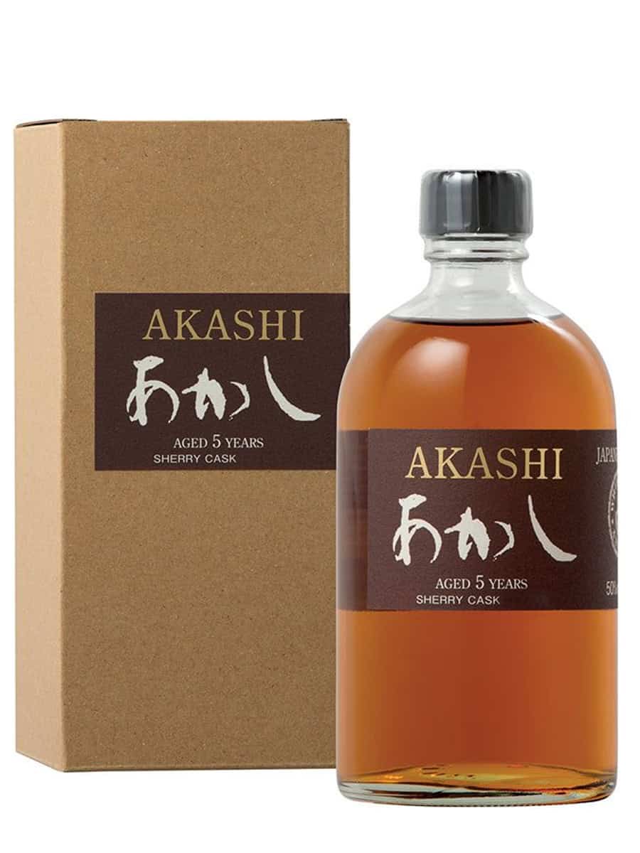 Akashi 5 Year Old Sherry Cask Japanese Single Malt Whisky 50cl | House ...