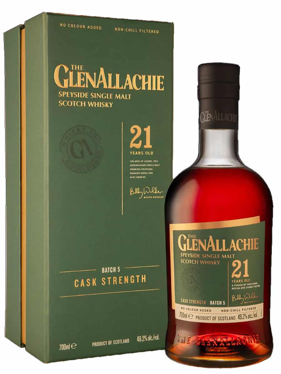 GlenAllachie 21 Year Old Speyside Single Malt Scotch Whisky Batch 5 ...