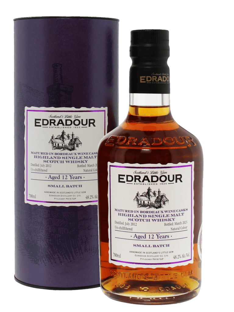 Edradour 2012 Bordeaux Cask Matured 12 Year Old Small Batch 1st Fill ...